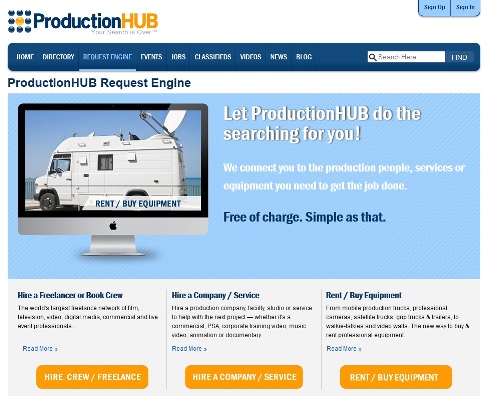 ProductionHUB Helps You Search For Media Production Professionals ...